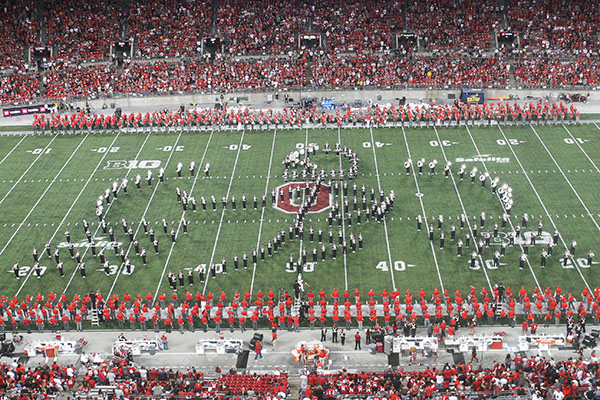 Alumni band joins TBDBITL for Ohio Stadium celebration | The Ohio State University Marching and ...